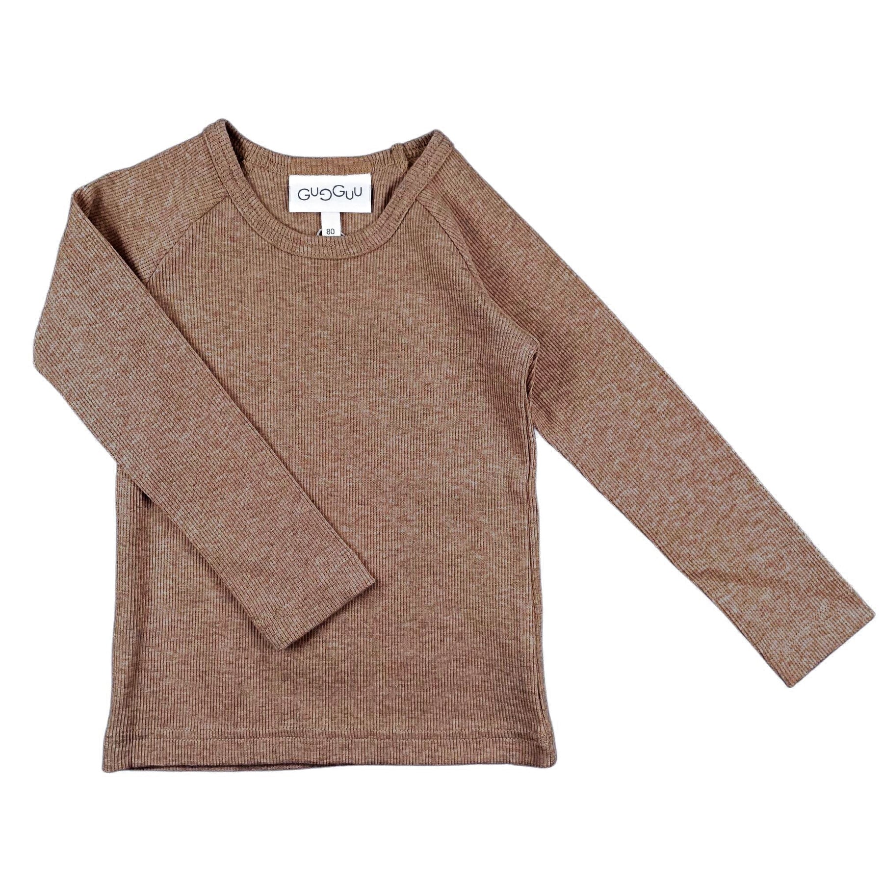 Outlet Classic Melange Rib Shirt - Gugguu